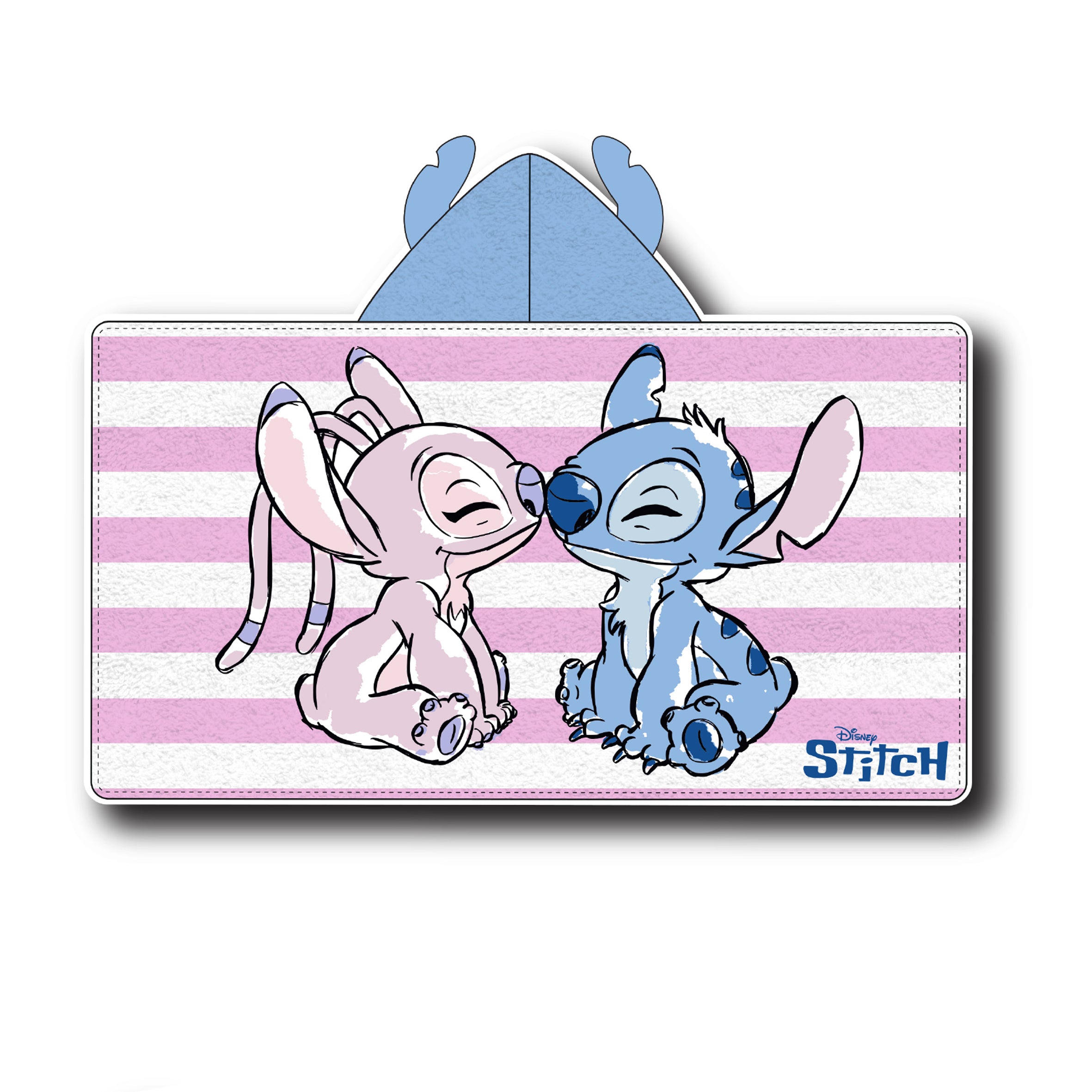 Girls Disney Lilo & Stitch Hooded Poncho Towel Wrap – Pyjama Planet